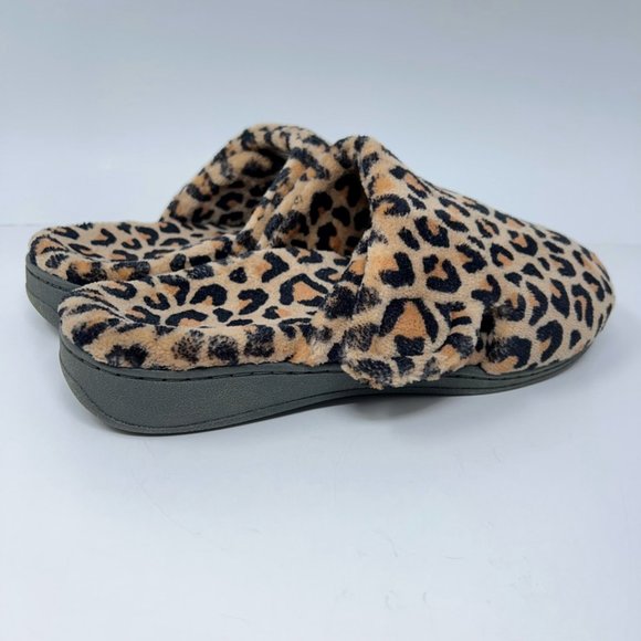 Vionic | Shoes | Vionic Womens Gemma Mule Slipper Brown Black Leopard ...